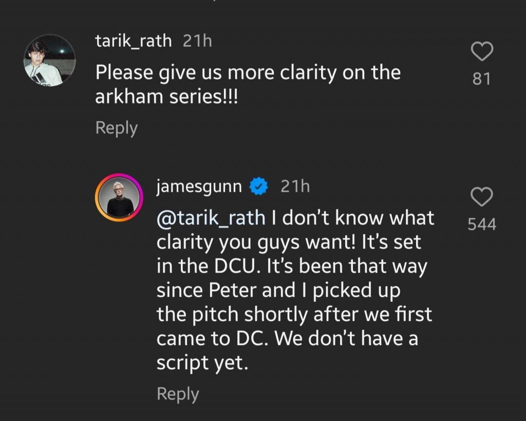 Matt Reeves' Arkham Asylum Series Will Officially Be Set in James Gunn ...
